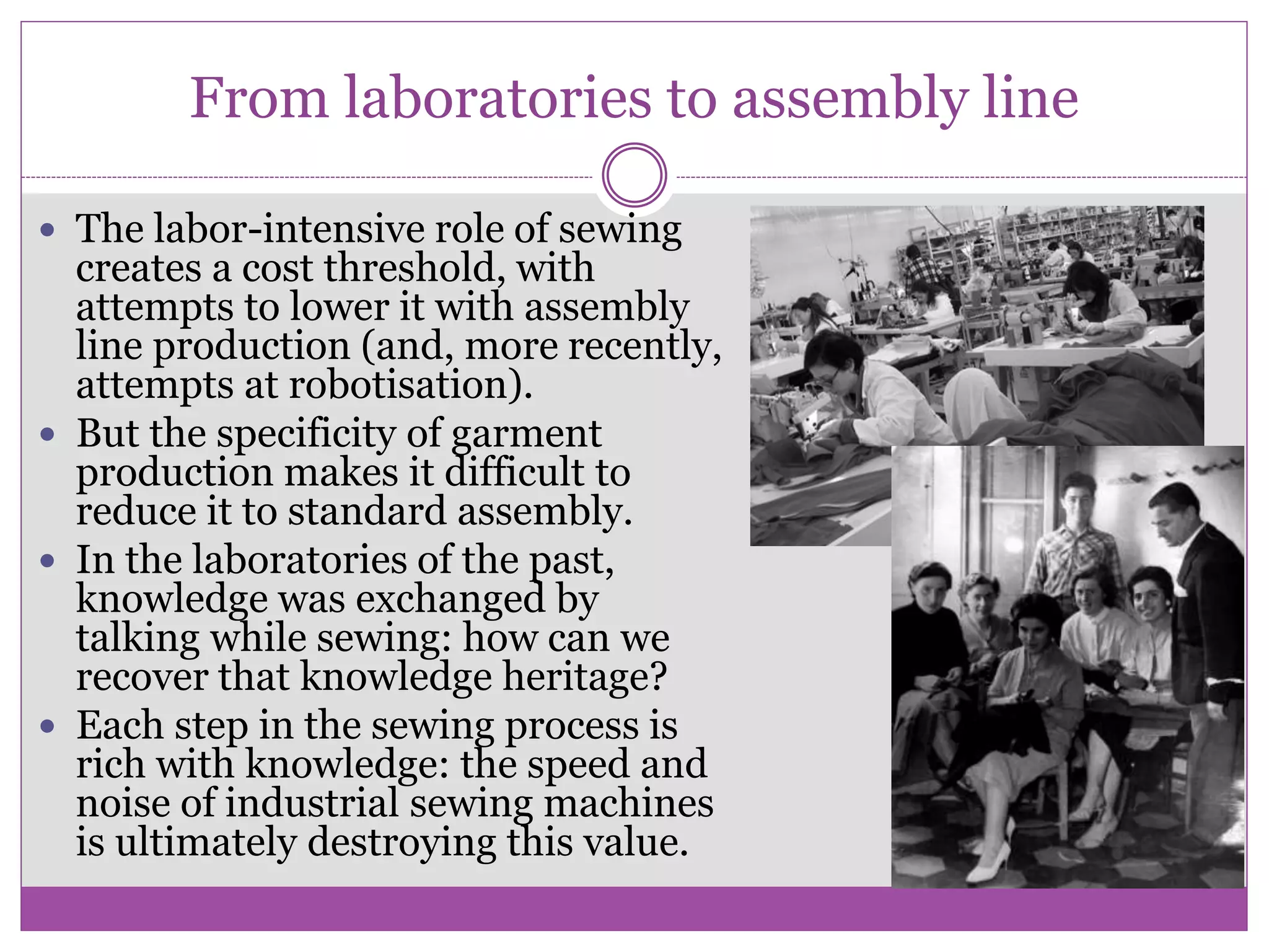 Sewing workflow | PPTX