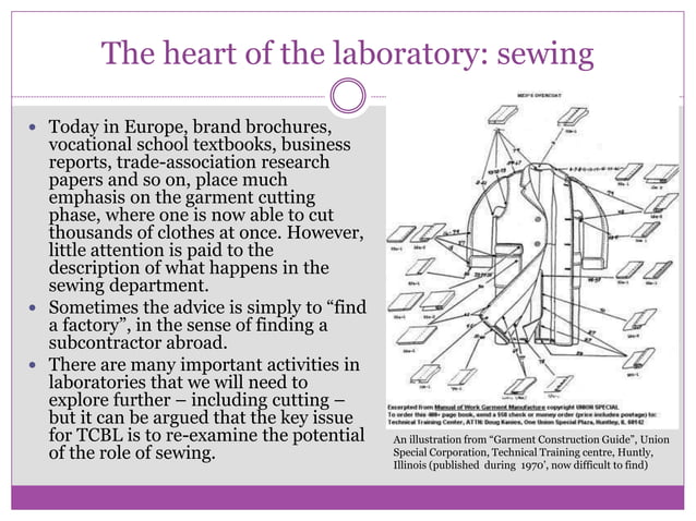 Sewing workflow | PPTX