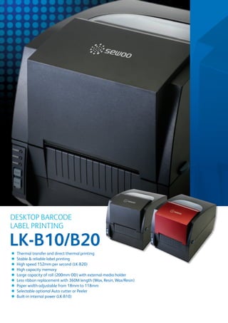Sewoo Catalog Label Printer | PDF | Desktop Publishing | Computer Software and Applications