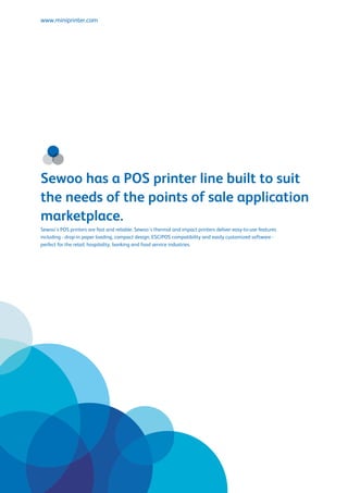 Sewoo Catalog Pos Printer | PDF