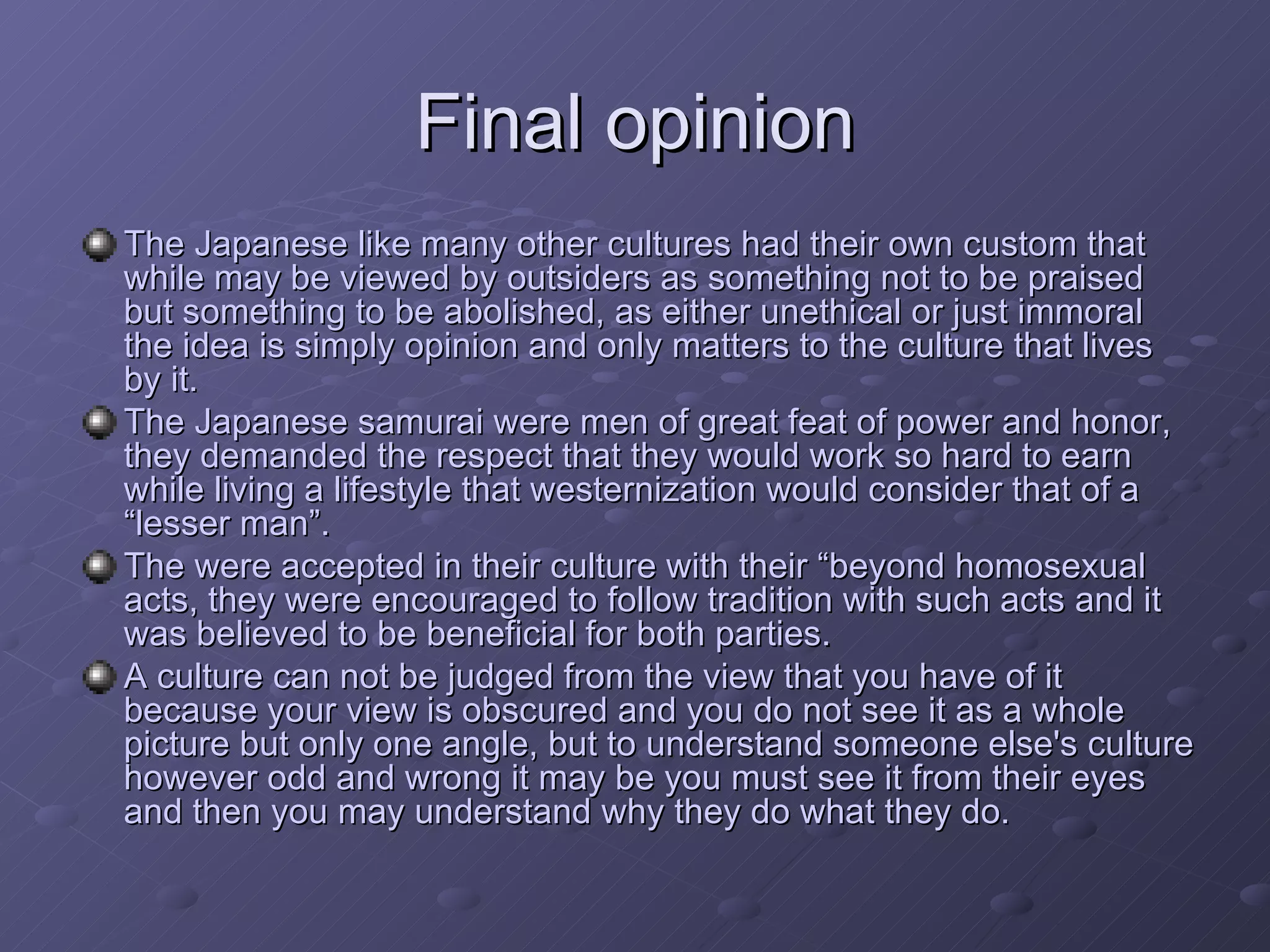 Sex And The Samurai Done2 | PPT