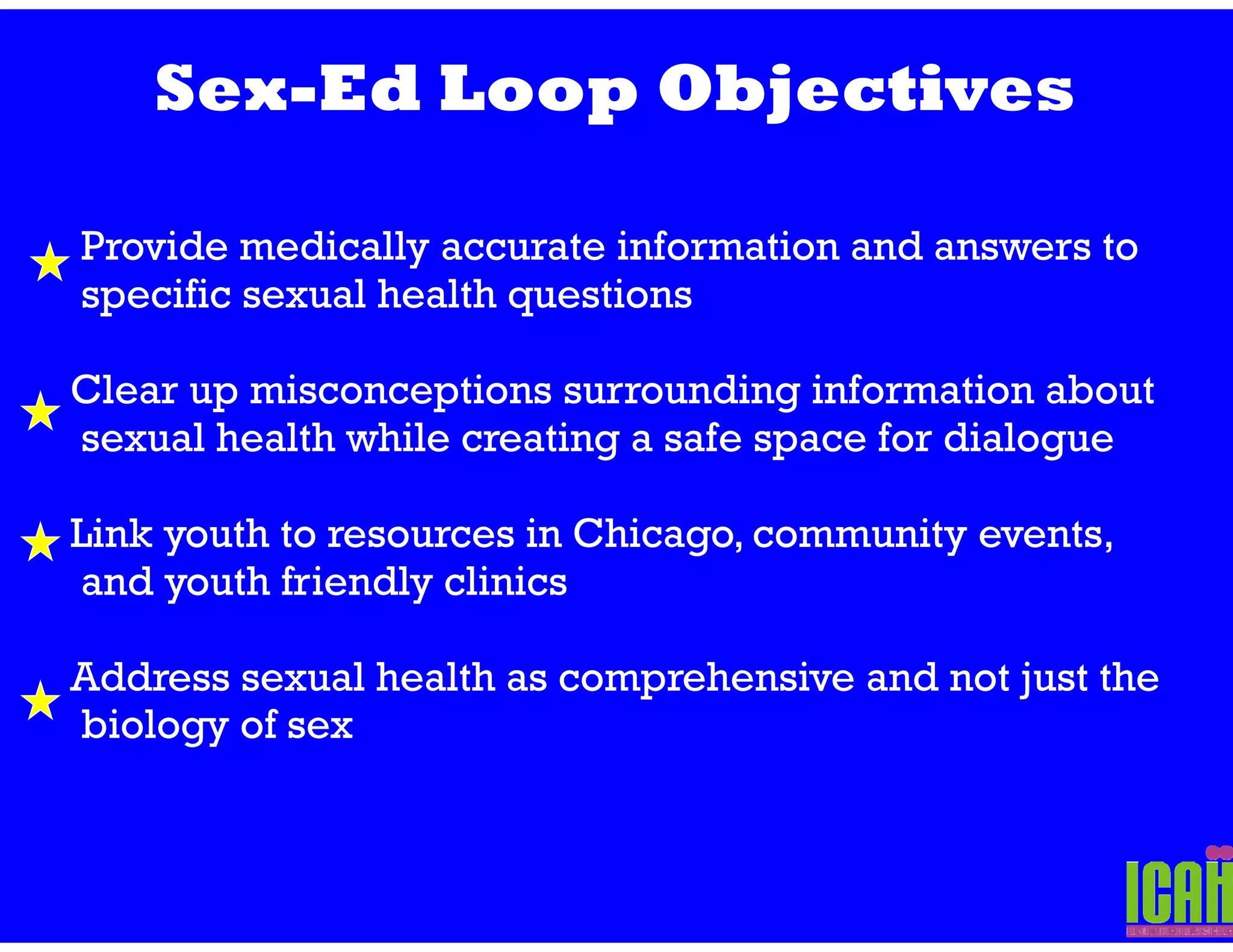 SexEdLoop Case Study - ICAH | PDF | Sexual Health | Diseases and Conditions