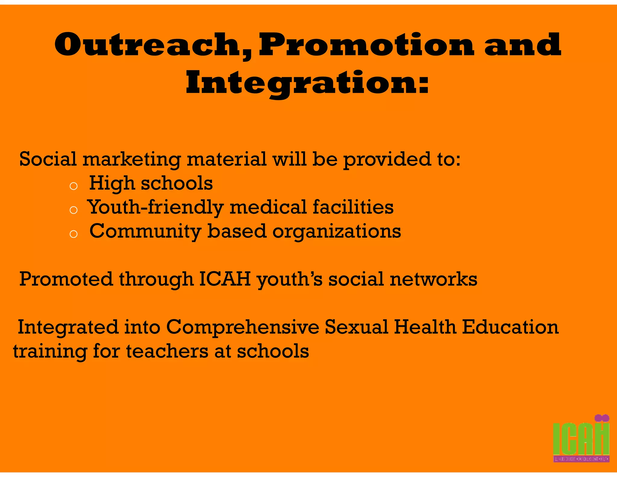 SexEdLoop Case Study - ICAH | PPT