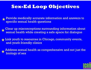 SexEdLoop Case Study - ICAH | PDF | Sexual Health | Diseases and Conditions