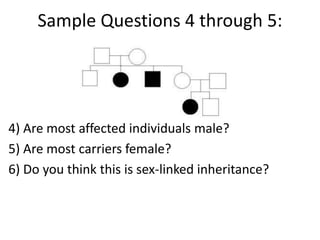 Sex linked inheritance | PPTX