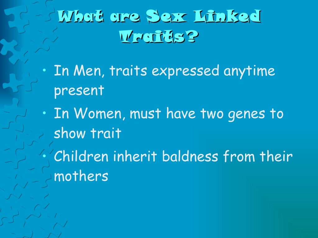 Sex Linked Traits