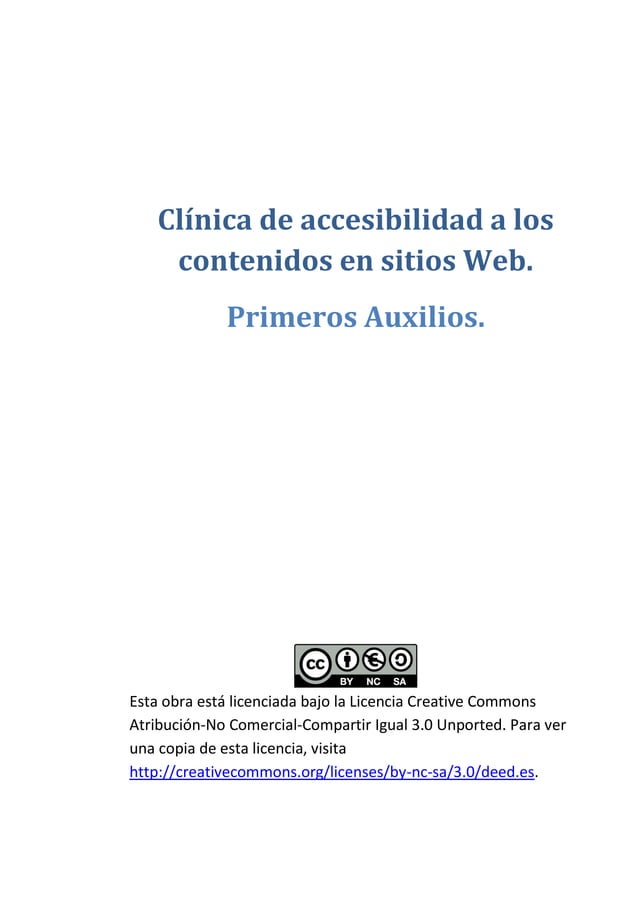 Clínica Accesibilidad Web Lide Ar Pdf