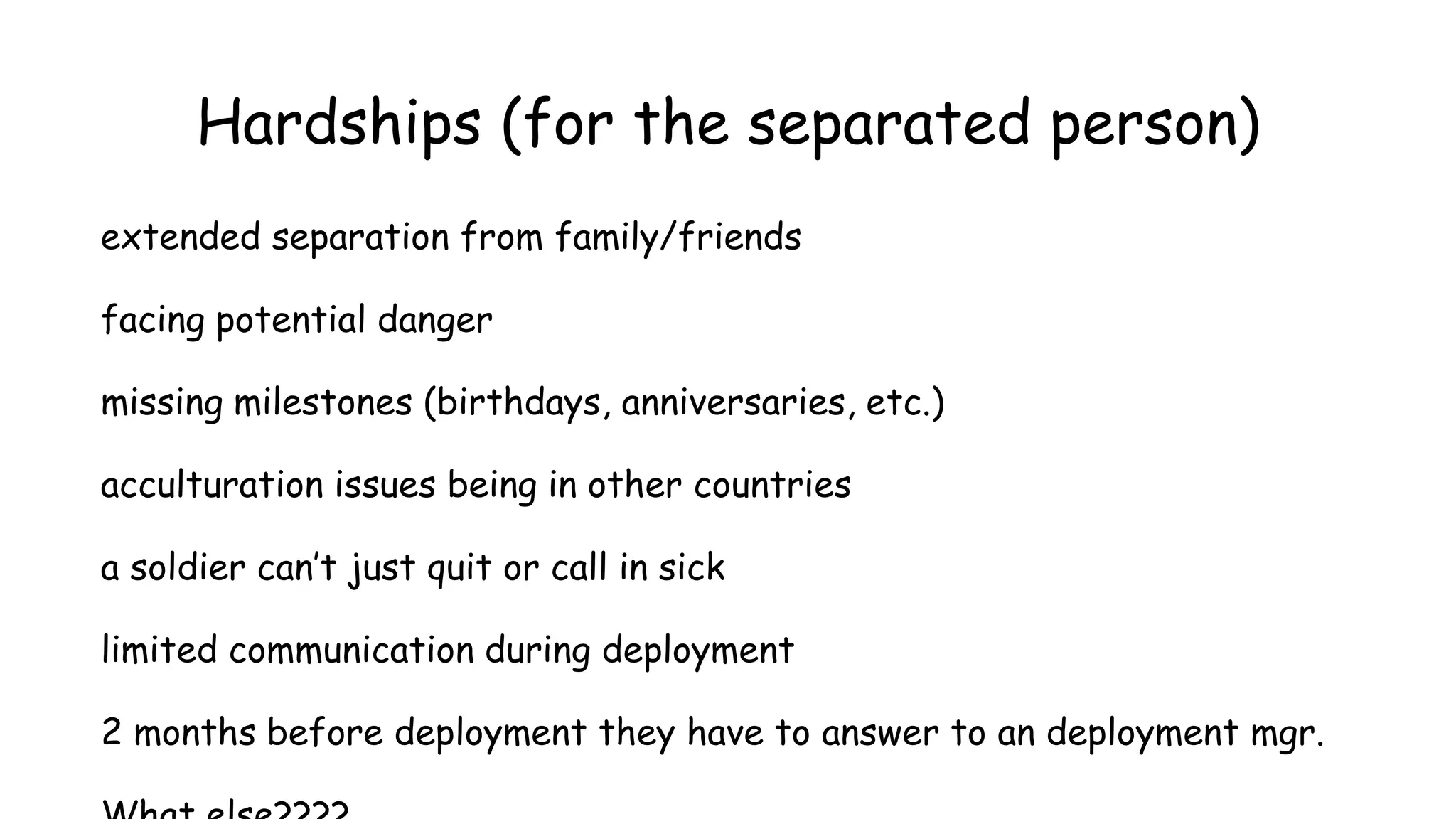 Sex And Deployment Ppt