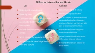 Sex and gender | PPT