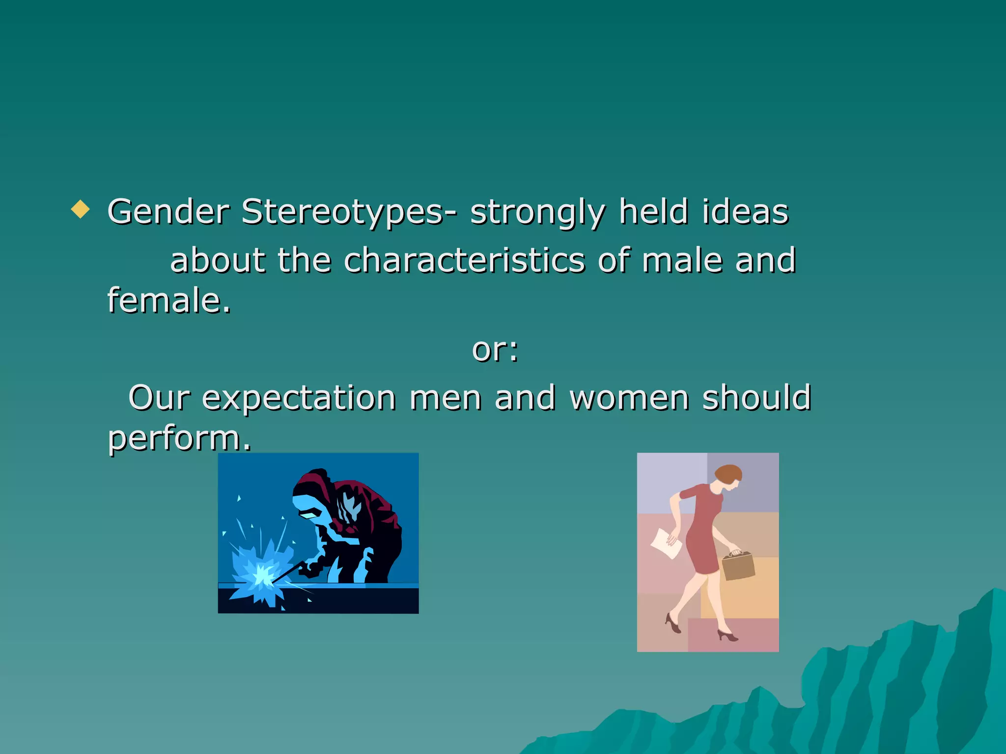 Sex And Gender Roles Ppt