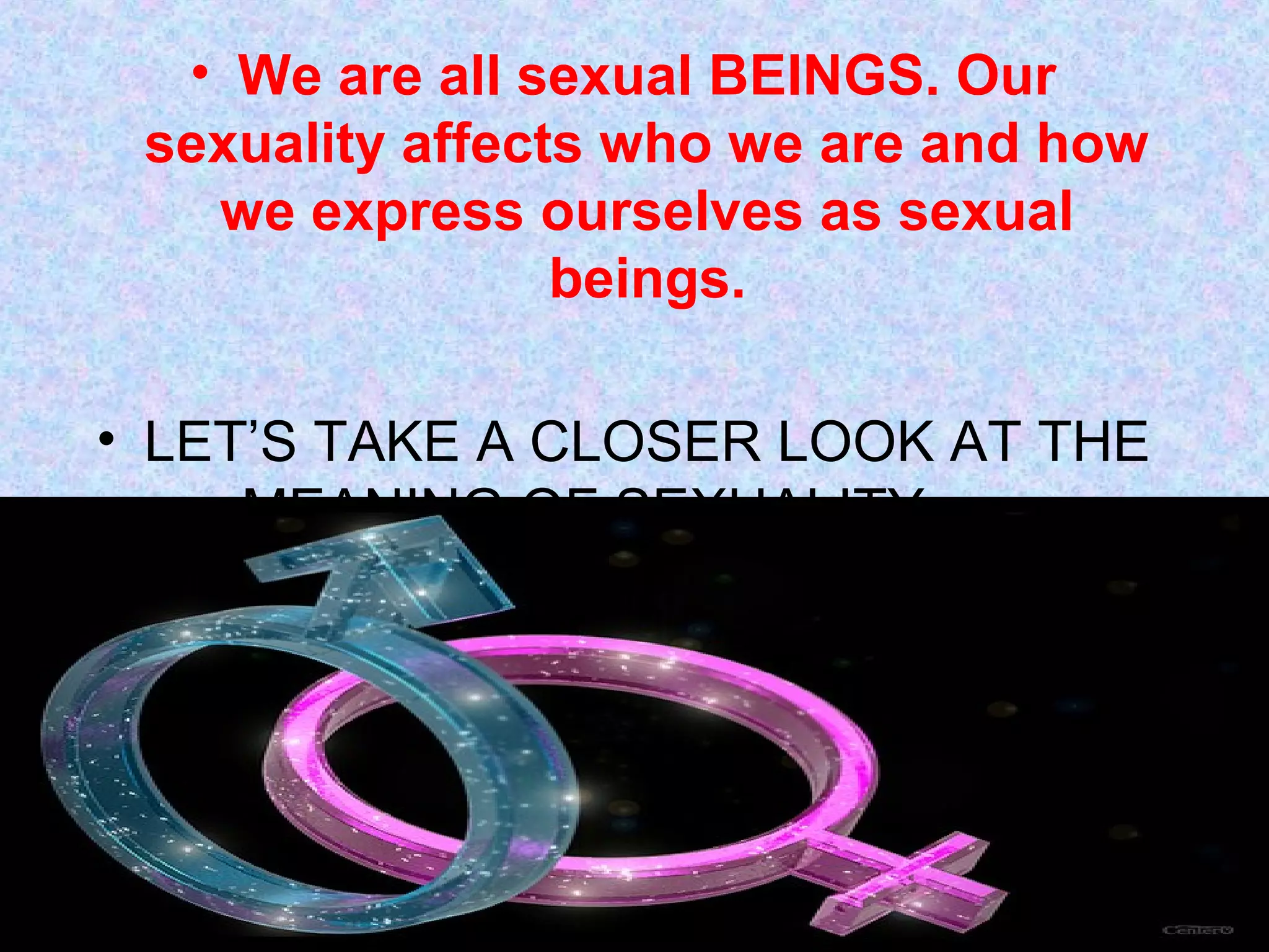 Sex and sexuality powerpoint | PPT