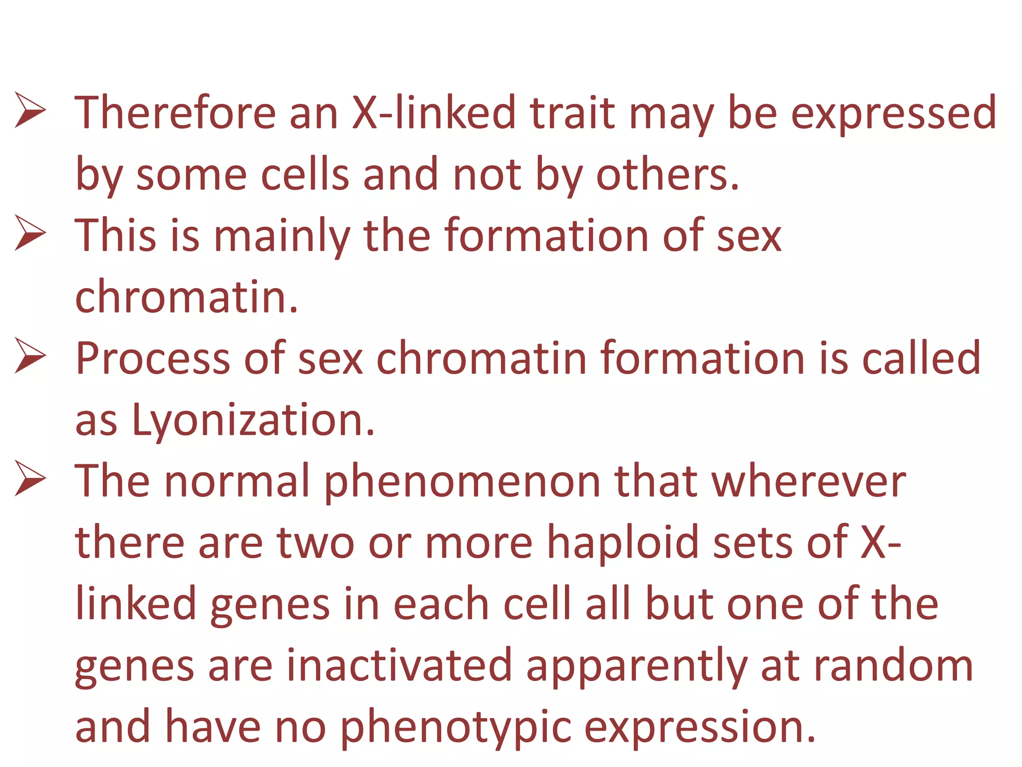 Sex Chromatin And Lyons Hypothesis And Bar Body Pptx
