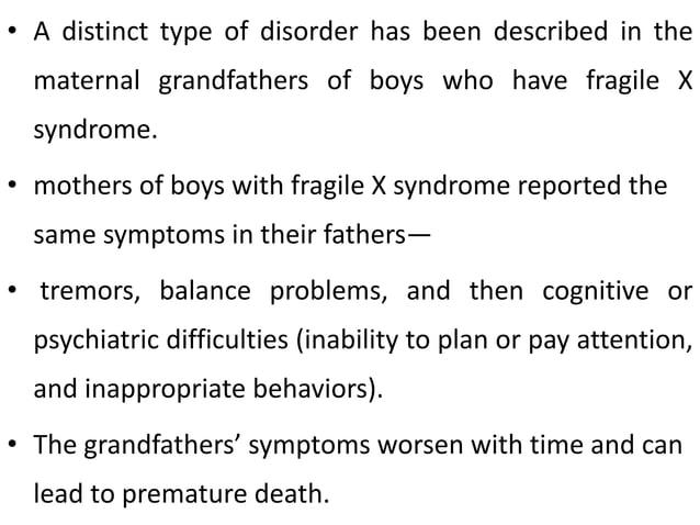 Sex Chromosome Disorders Pptx