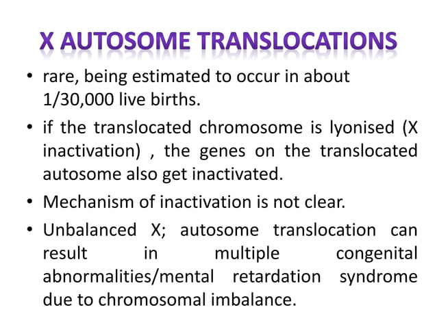 Sex Chromosome Disorders Pptx