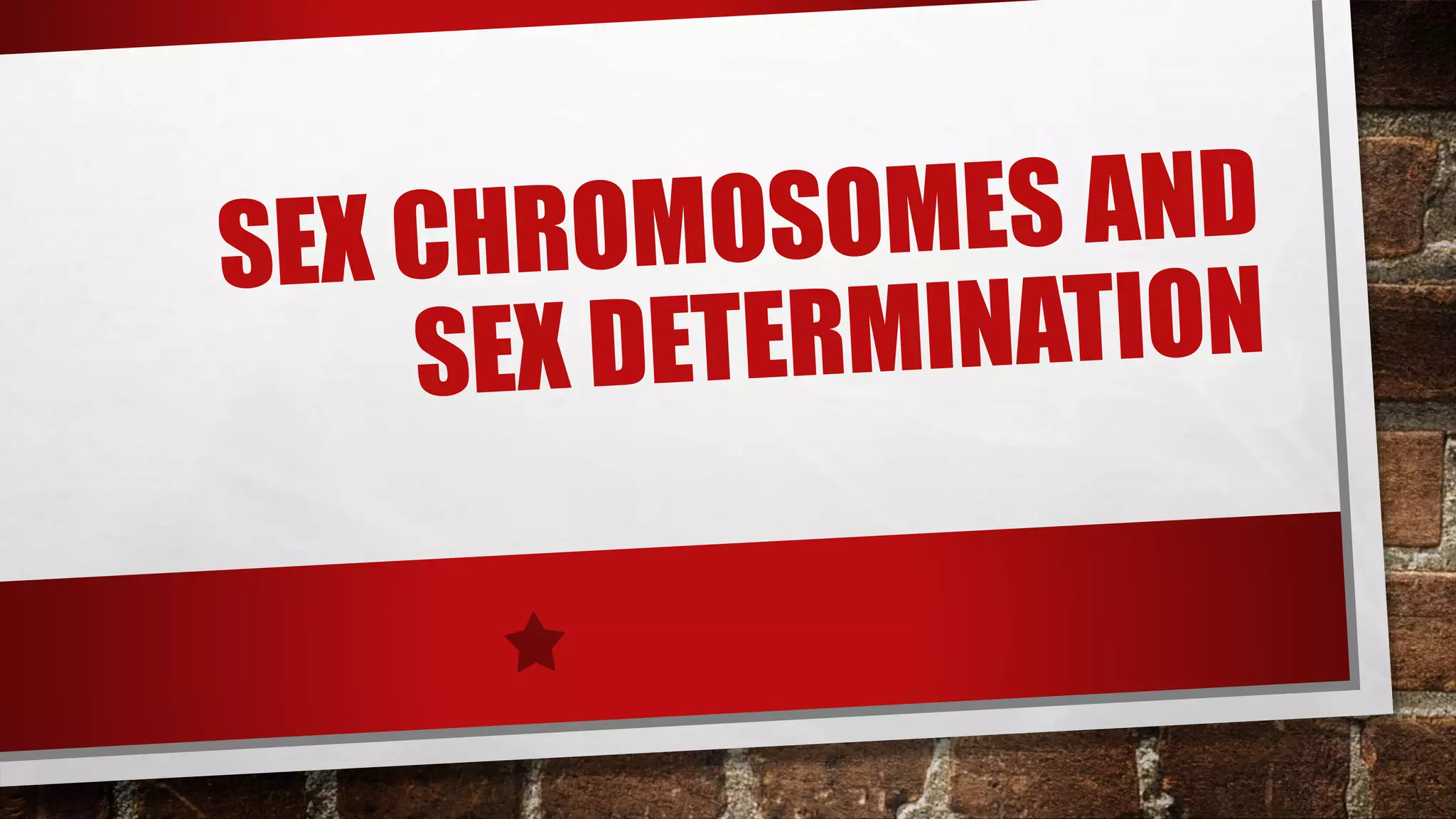 Sex Chromosomes and Sex Determination.pptx