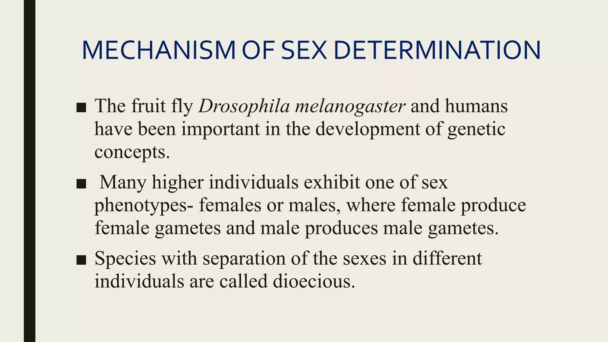 Sex determination | PPTX