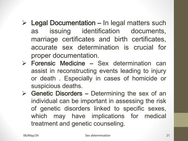 Sex Determination In Forensic Medicine Pdf