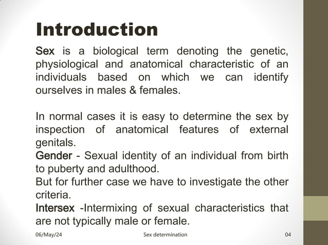 Sex Determination In Forensic Medicine Pdf