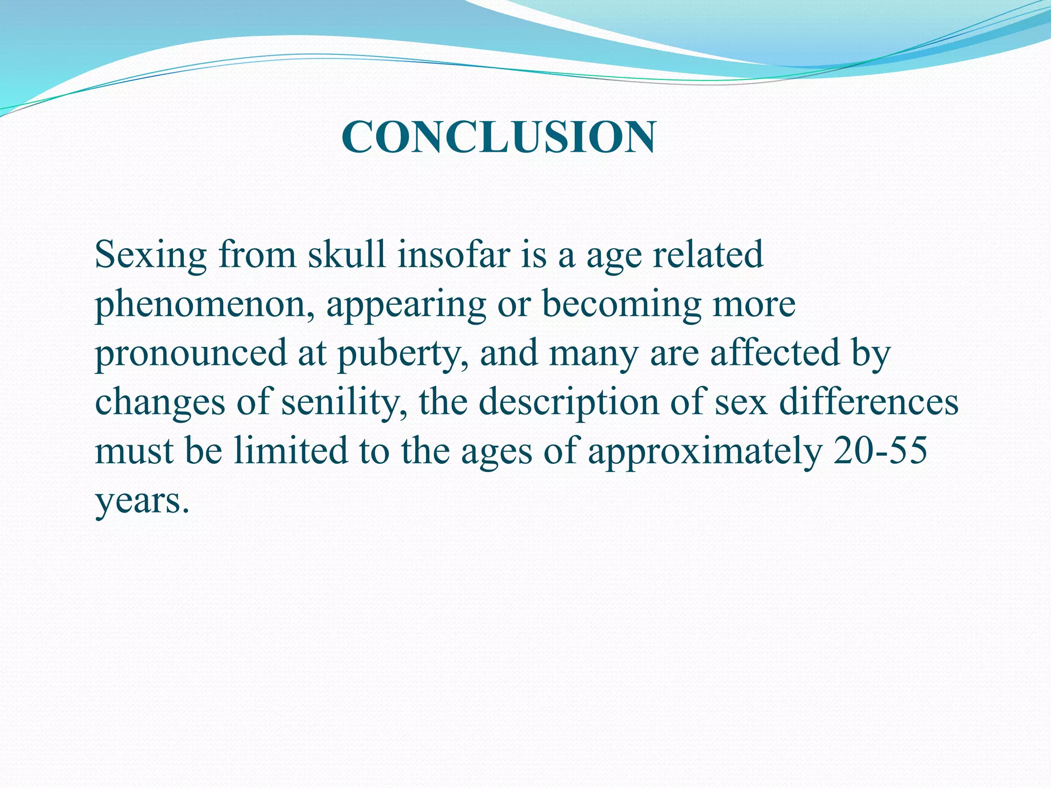 Sex Determination From Skull Remains101 Ppt