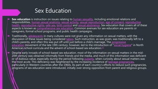 SEX ED | PPTX