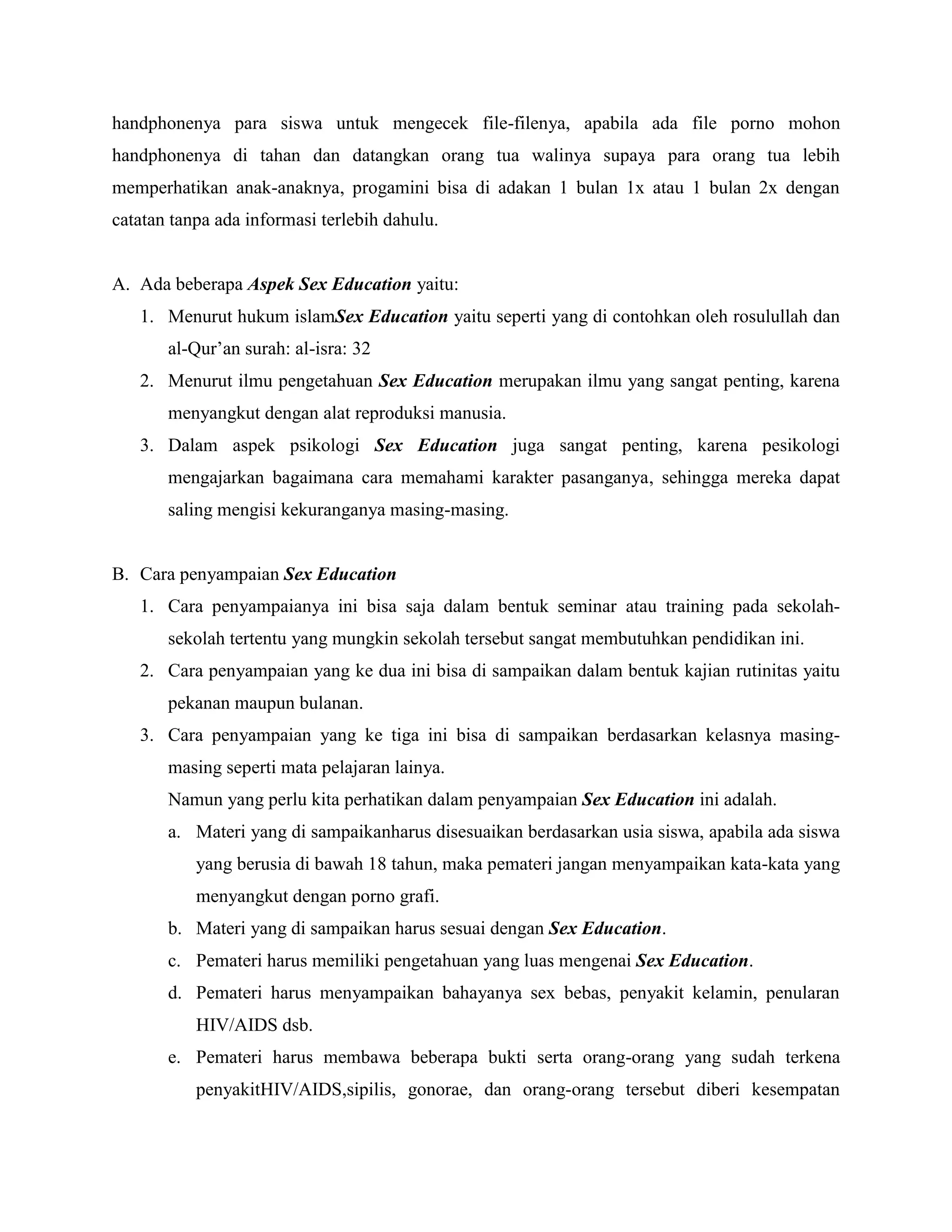 Sex Education Docx