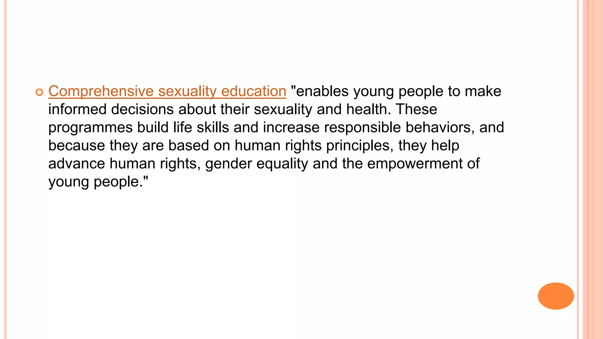 Sex education | PPTX