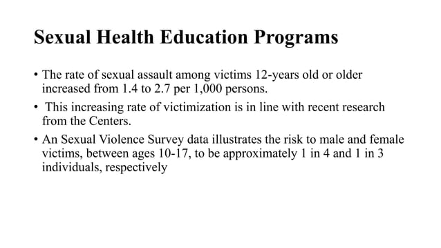 Sex Educationpptx