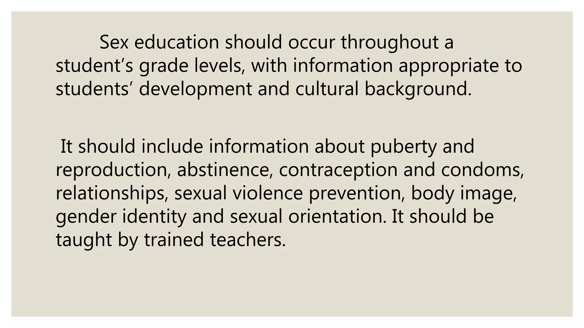 Sex Education (empowerment technology) | PPTX