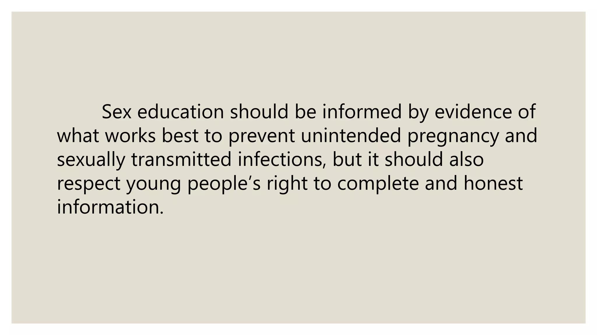 Sex Education (empowerment technology) | PPTX