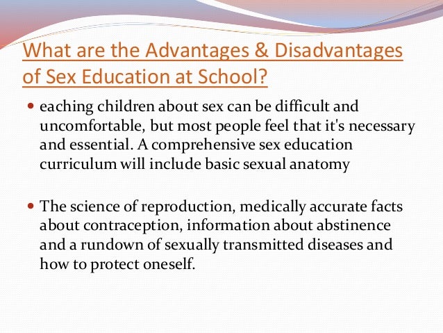 Sex Education In School