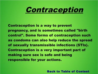 Sex education slide show libre office | ODP