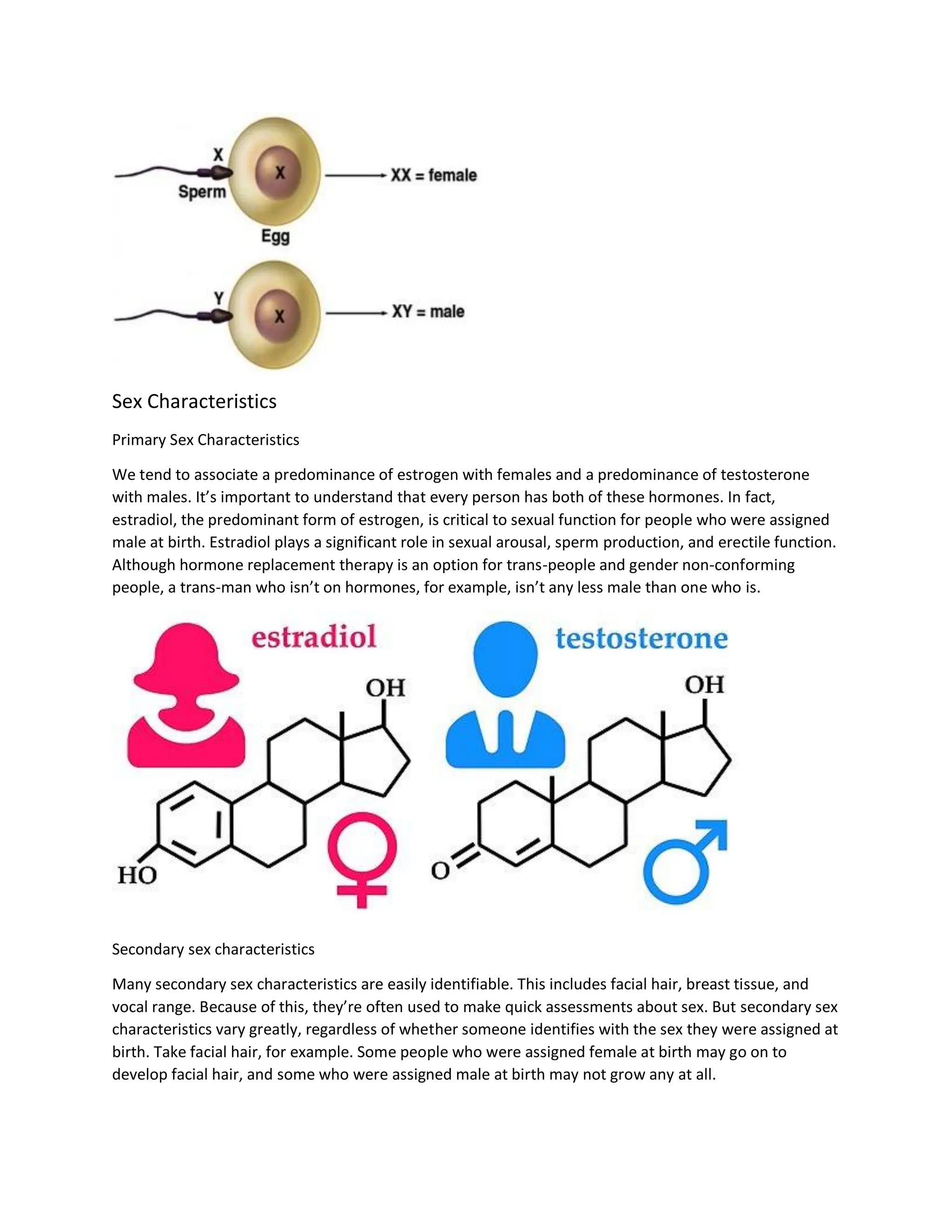 Sex Gender And Sexuality A Summarized Explanation Pdf