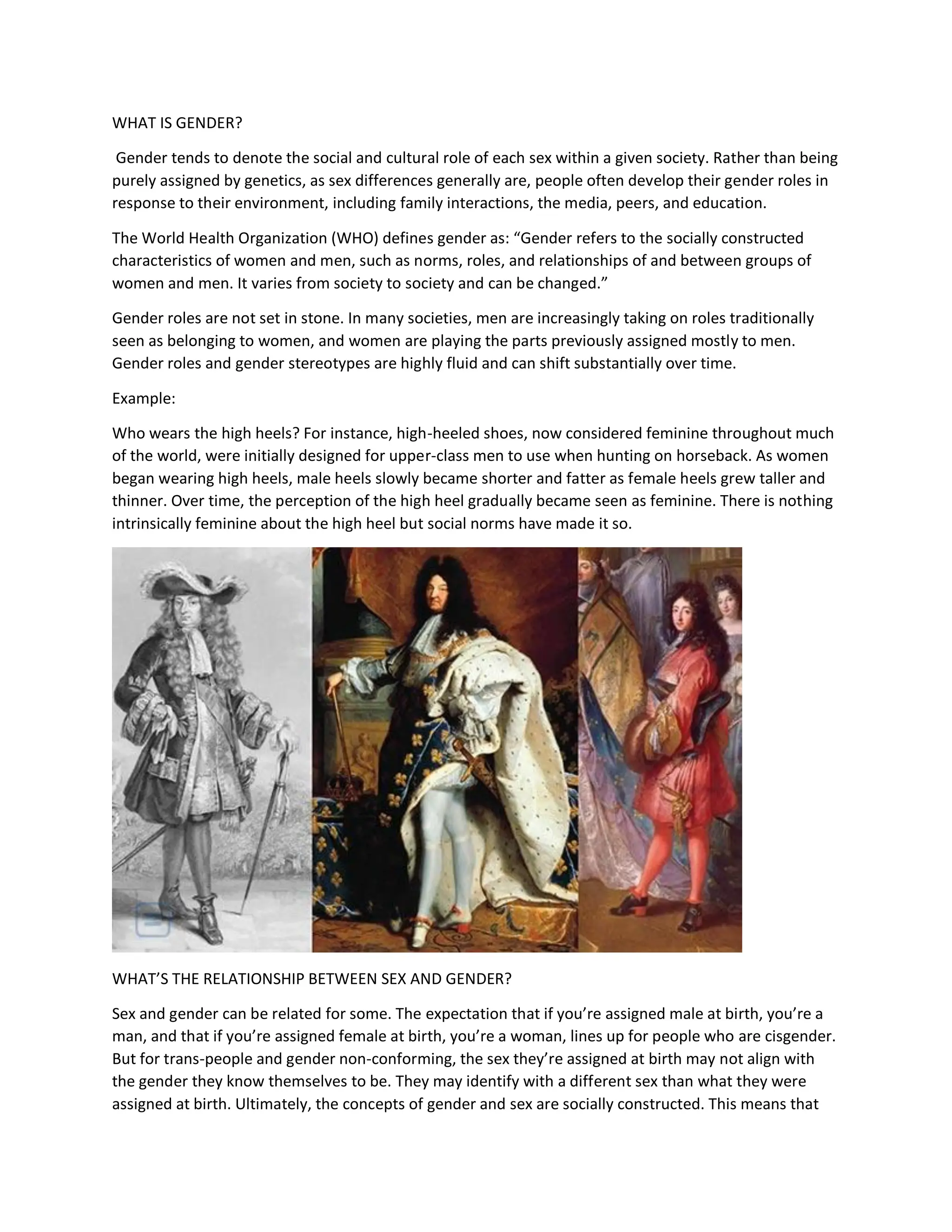 Sex Gender And Sexuality A Summarized Explanation Pdf 