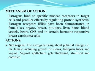 Sex hormone estrogen | PPT