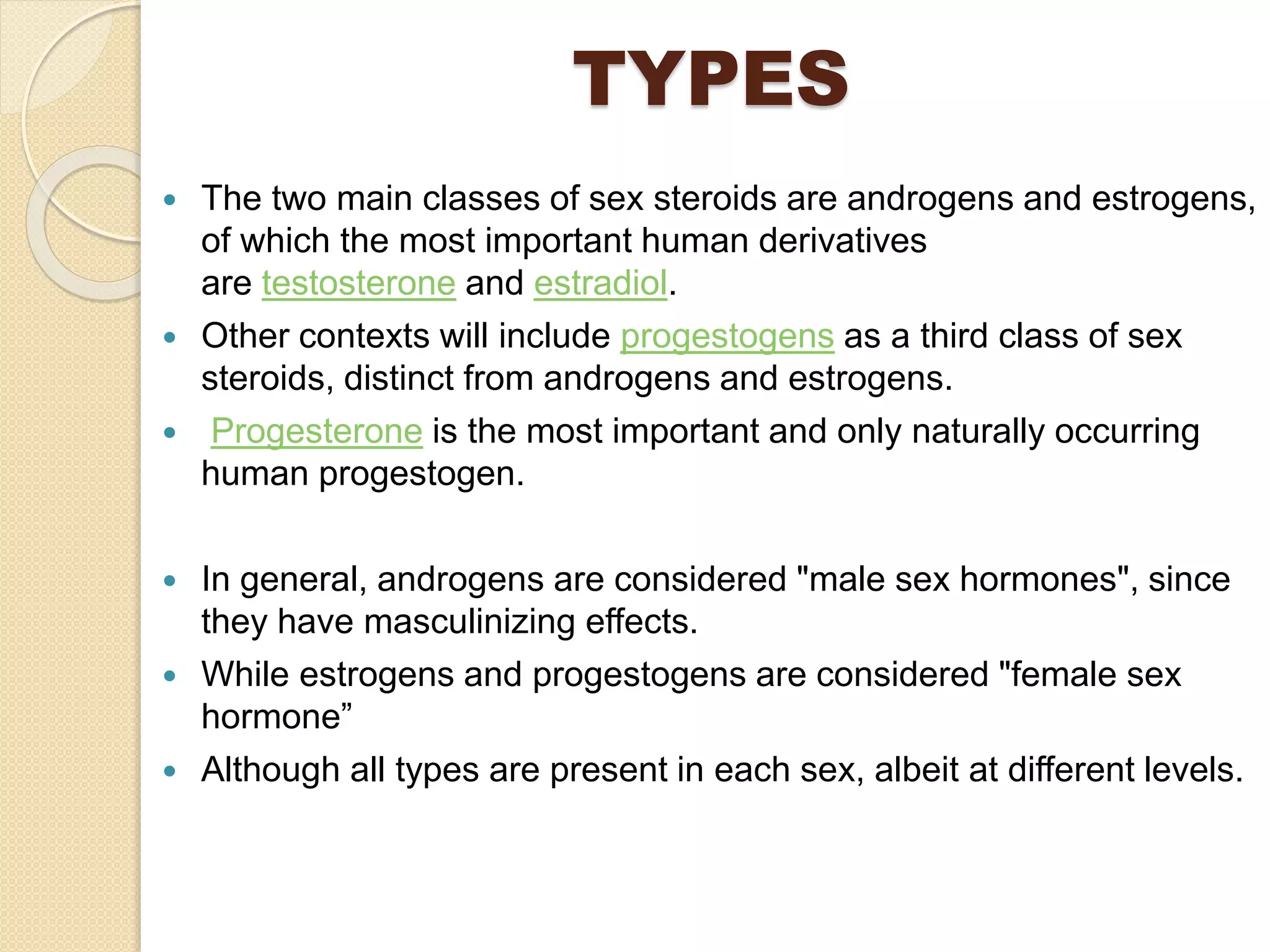 Sex hormones | PPTX
