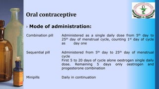 Sex hormones and oral contraceptive [autosaved] | PPTX