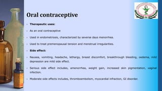 Sex hormones and oral contraceptive [autosaved] | PPTX