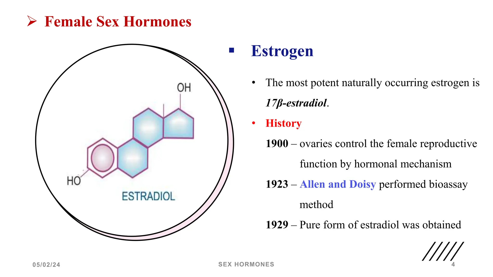 Sex Hormones and Oral Contraceptives.pptx | Endocrine and Metabolic ...