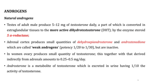 Sex Hormones Male Pptx Hormonal Disorders Endocrine And Metabolic Diseases