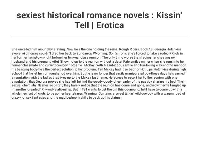 Sexiest Historical Romance Novels Kissin Tell Erotica