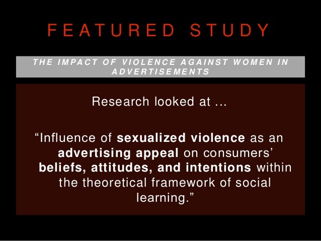 Consumer Behaviour Project 2013 Sex In Advertising