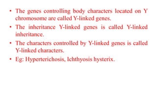 Sex linked inheritance | PDF