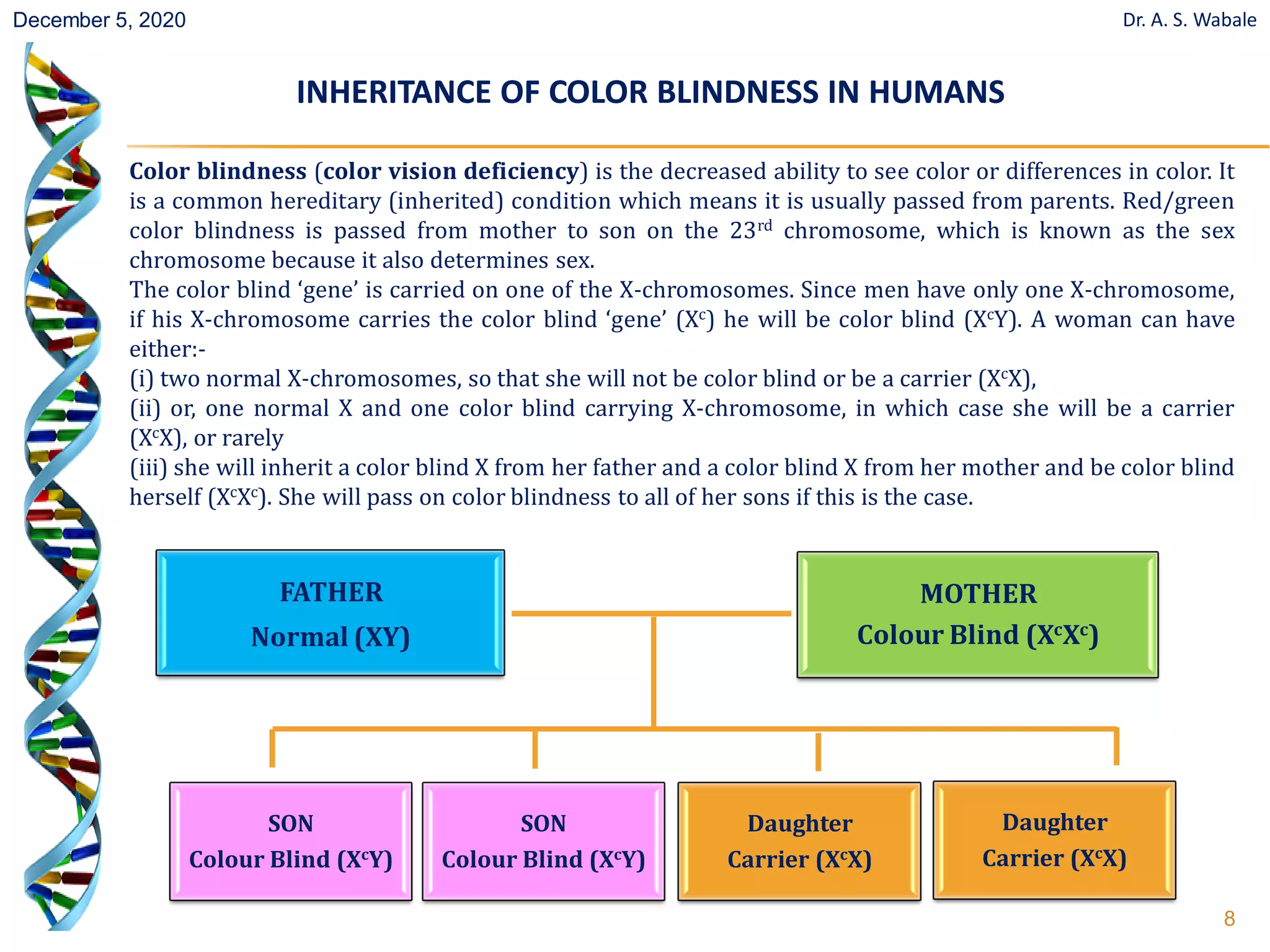 Sex linked inheritance | PDF