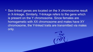 CELL AND MOLECULAR BIOLOGY: SEX LINKED INHERITANCE | PPT