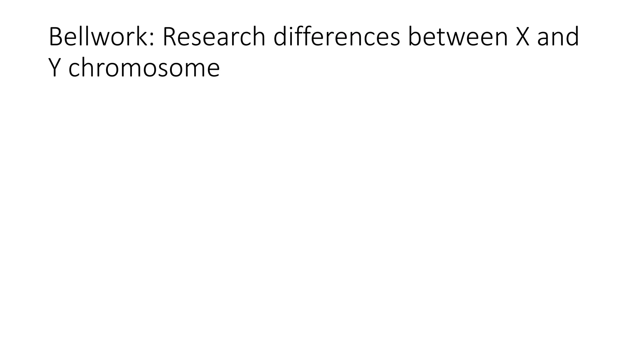 Sex Linked Trait And Mendals Experiment Ppt