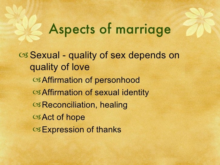 Sex Love Marriage Powerpoint