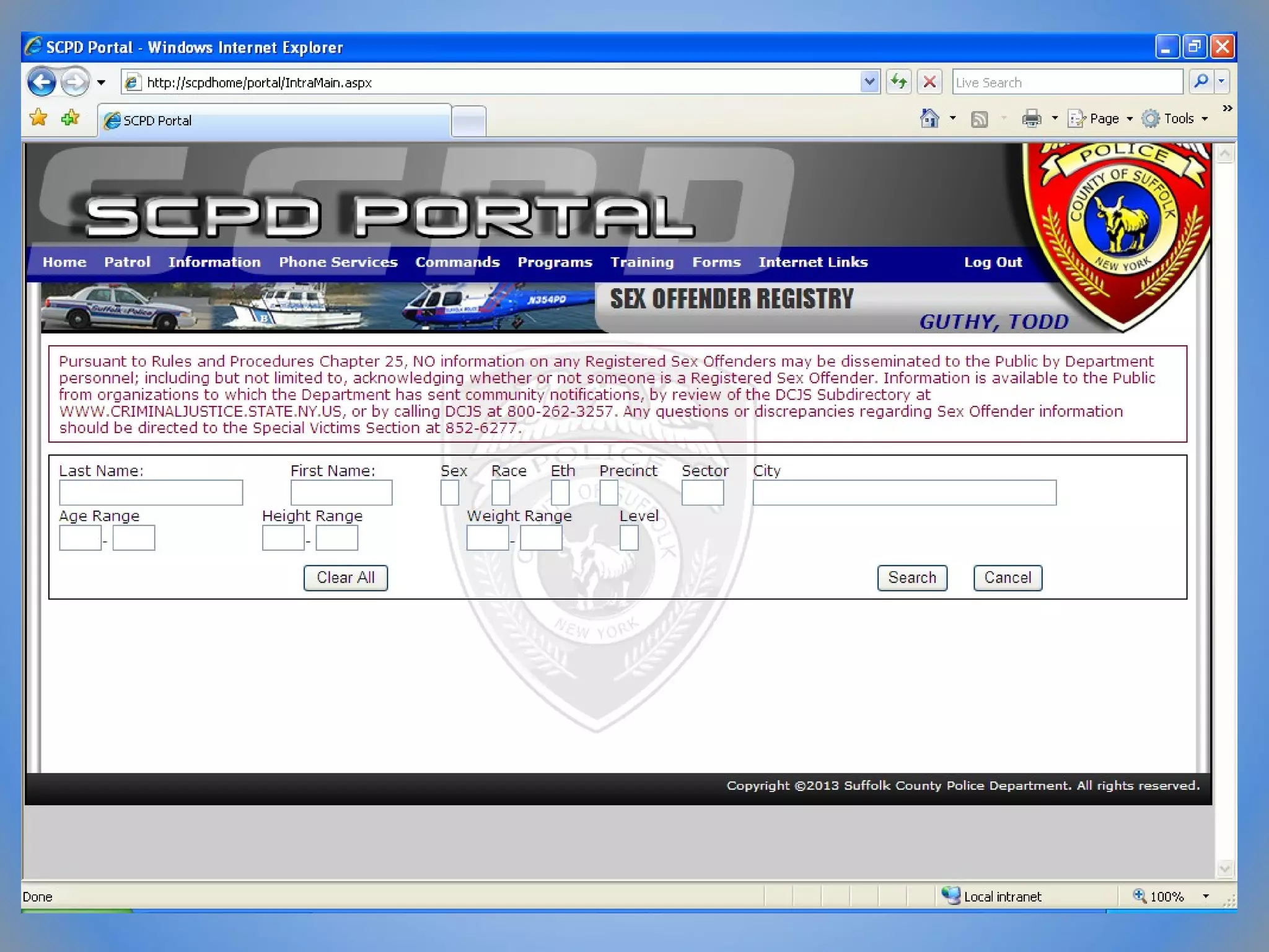 Sex offender tracking and community support program | PPT