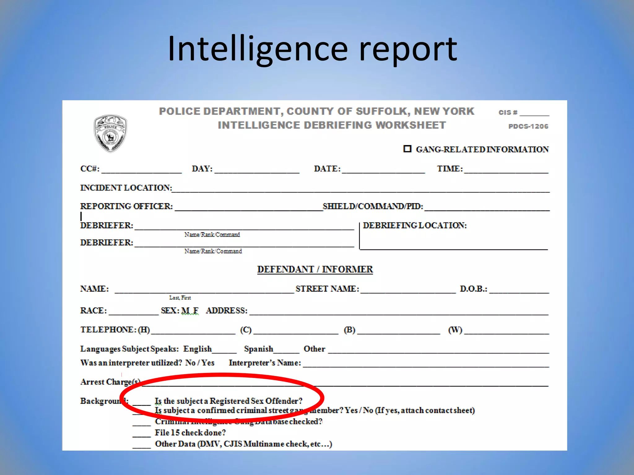 Sex offender tracking and community support program | PPT