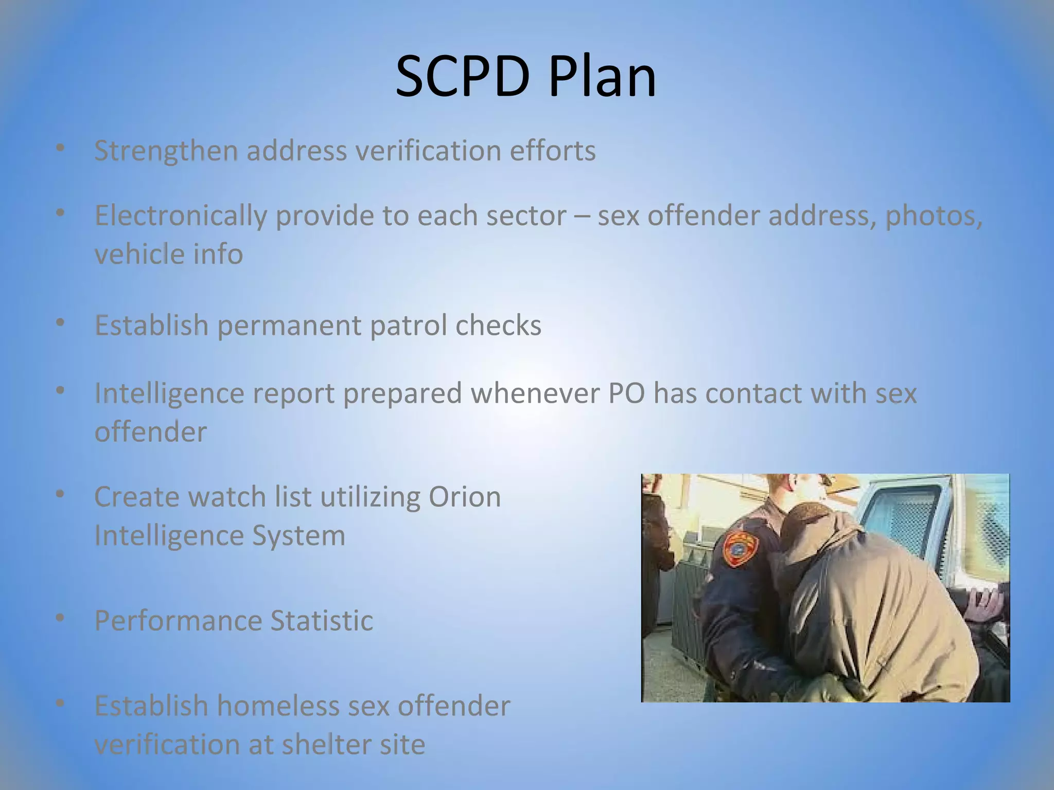 Sex offender tracking and community support program | PPT