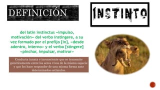 Instinto Sexual y Sexualidad | PPTX